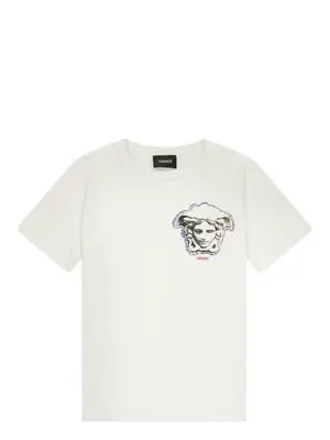 Versace Crewneck Medusa Head T-shirt - White