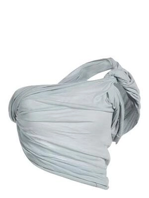 Rick Owens One-shoulder Gathered Jersey Vest - Gray