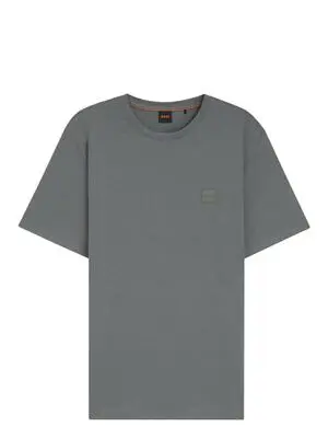 Hugo Boss Cotton Shortsleeve Tshirt - Grey