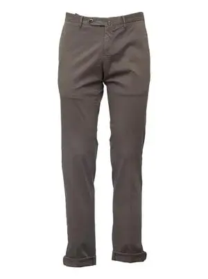 PT TORINO Casual Trousers With Belt Loops - Grey