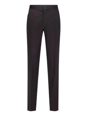 HUGO BOSS Hugo Boss Slim Fit Trousers With Zip Fly And Button Fastening