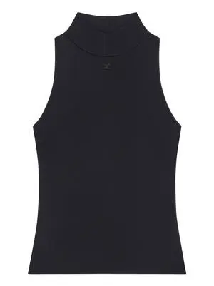 COURREGES Courreges Heritage Knit Top With Mock Neck