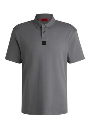 Hugo Boss Cotton Polo Shirt - Gray