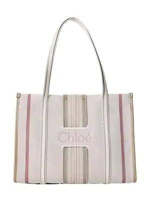 Chloé Canvas Tote Bag - Nude