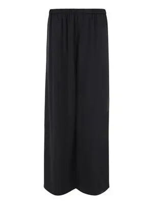 BY MALENE BIRGER Elasticated Waist Wide-leg Trousers - Black