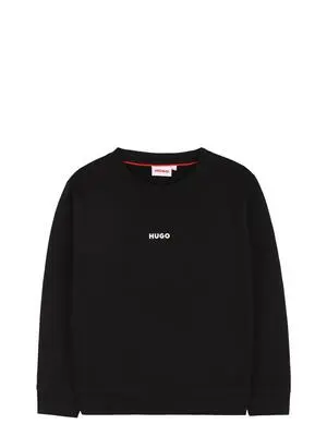 Hugo Boss Logo Crewneck Sweatshirt - Black