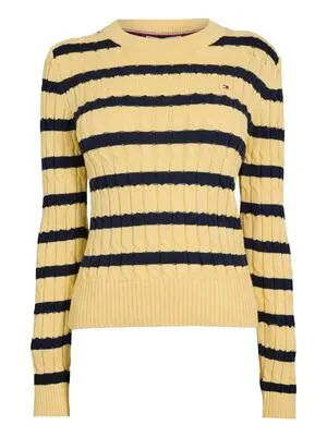 TOMMY HILFIGER Tommy Hilfiger Pure Cotton Cable Knit Sweater