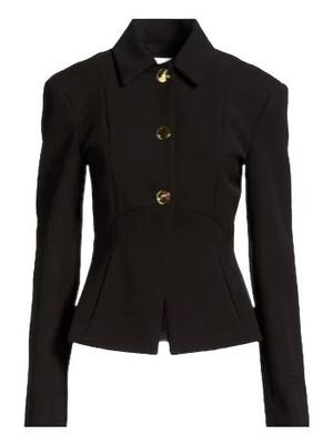 GANNI Minimalist Blazer - Black