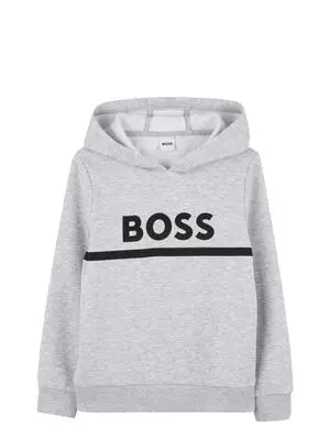 Hugo Boss Long Sleeve Hoodie - Grey