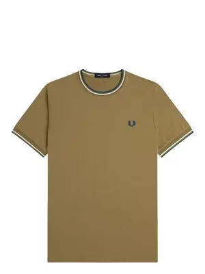 Fred Perry Crewneck Tshirt - Green