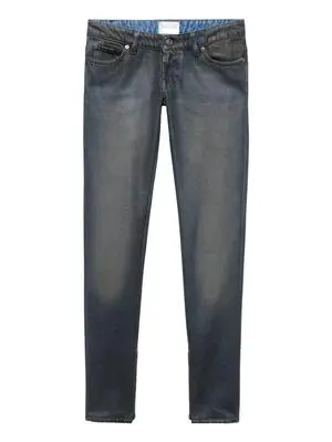 7 FOR ALL MANKIND 7 For All Mankind Slim Fit Ankle Zip Jeans