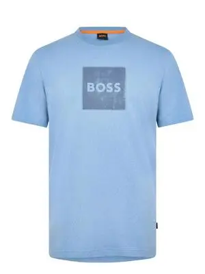 Hugo Boss Stitch Logo T-shirt - Blue
