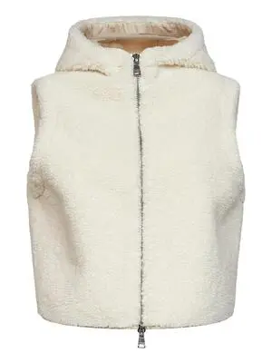 ERMANNO FIRENZE ERMANNO FIRENZE Sleeveless Hooded Casual Jacket