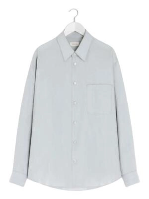 LEMAIRE Chest-pocket Long-sleeve Shirt - Mist
