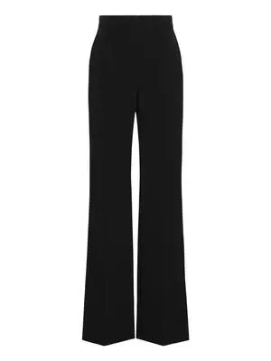 Max Mara Tuxedo-style Cady Trousers - Black