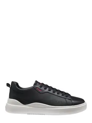 Hugo Boss Low Top Platform Casual Sneakers - Black