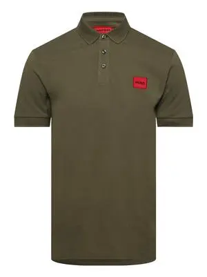 Hugo Boss Solid Shortsleeve Polo Shirt - Green