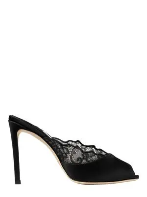JIMMY CHOO Jimmy Choo Brigitte 100 Mules Black