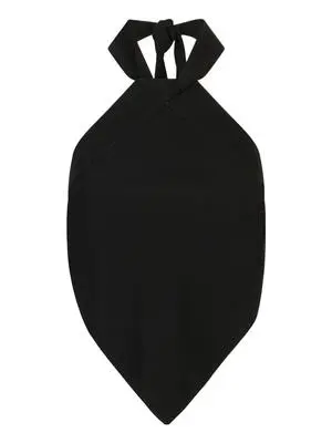 Rabanne Halterneck Sleeveless Top - Black