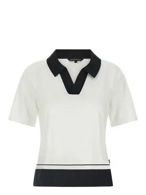 Goldbergh Piccola Short-sleeve Performance Top - White/black