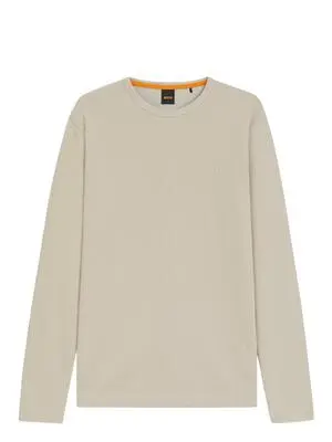 Hugo Boss Crewneck Longsleeve Tshirt - Beige