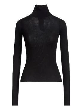 Sportmax Long Sleeve Turtleneck - Black