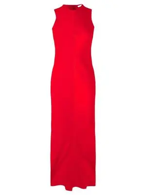 AMI Paris Sleeveless Maxi Dress - Red