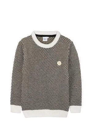 Hugo Boss Textured Crewneck Sweater - Black