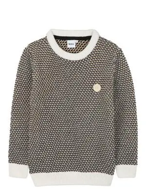 Hugo Boss Textured Crewneck Sweater - No