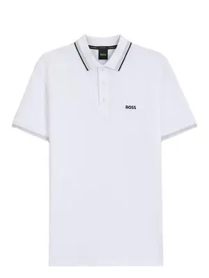 Hugo Boss Short Sleeve Polo Shirt - White