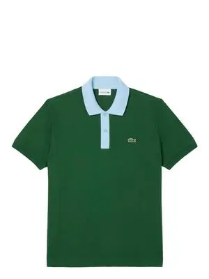 Lacoste Contrastcollar Shortsleeve Polo Shirt - Green