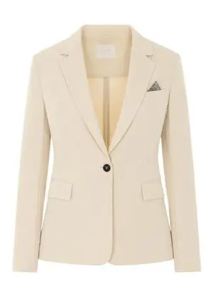 CIRCOLO 1901 Single-breasted Blazer - White