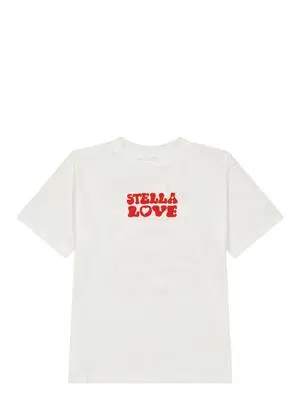 Stella McCartney Logo T-shirt - White/red