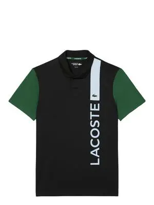 Lacoste Colorblock Shortsleeve Polo Shirt - Black