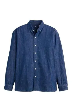 LEVI'S Relaxed Denim Button-down Shirt - Deep Indigo