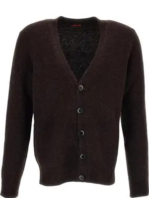 Barena Venezia Button-up V-neck Cardigan - Black