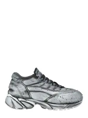 MAISON MARGIELA Low-top Sneakers In Metallic Finish - Gray
