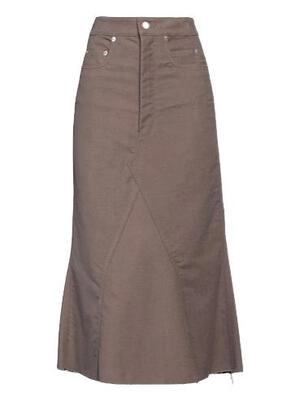 RICK OWENS Rick Owens Flared Twill Skirt