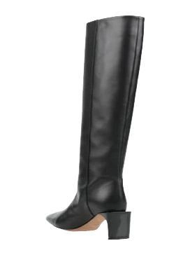 SPORTMAX Sportmax Pointed Toe Sculptural Heel Leather Boots