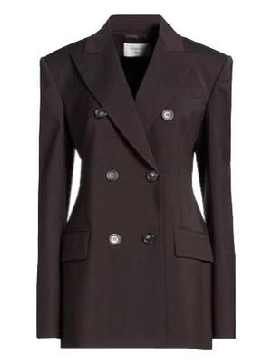 Sportmax Double-breasted Cool Wool Blazer - Black