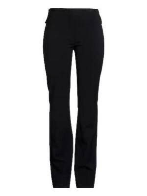 Sportmax Sportmax High-Waisted Bootcut Trousers With Detachable Application Black