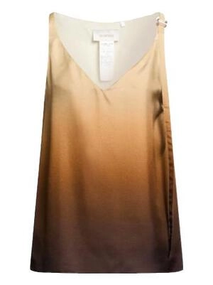 Sportmax Tie-dye Satin Camisole - Brown
