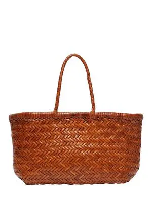 Dragon Diffusion Handwoven Rattan Bag - Brown