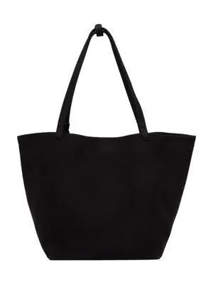 THE ROW Logo Shoulder Bag - Black