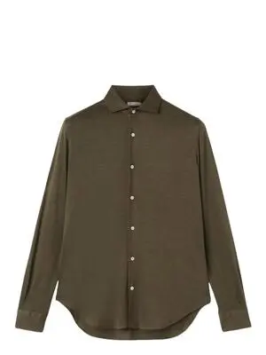 Loro Piana Long-sleeved Shirt Pine Grove