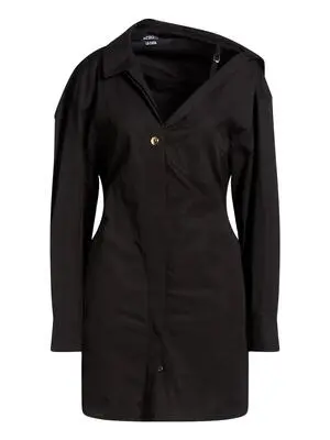 Jacquemus Jacquemus Minimal Shirt Dress Black