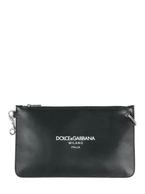 Dolce & Gabbana Leather Pouch - Black