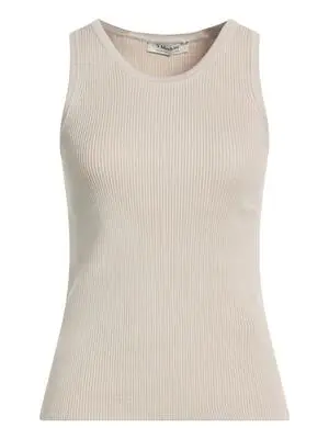 MAX MARA Max Mara Ribbed Knit Sleeveless Crewneck Top