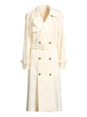 Burberry Classic Long Trench Coat - White