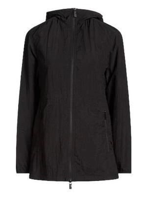 Burberry Zip-up Hooded Trench Coat - Black